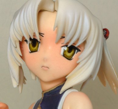 ゲ-ム中のOPアニメ風の顔にしてみました